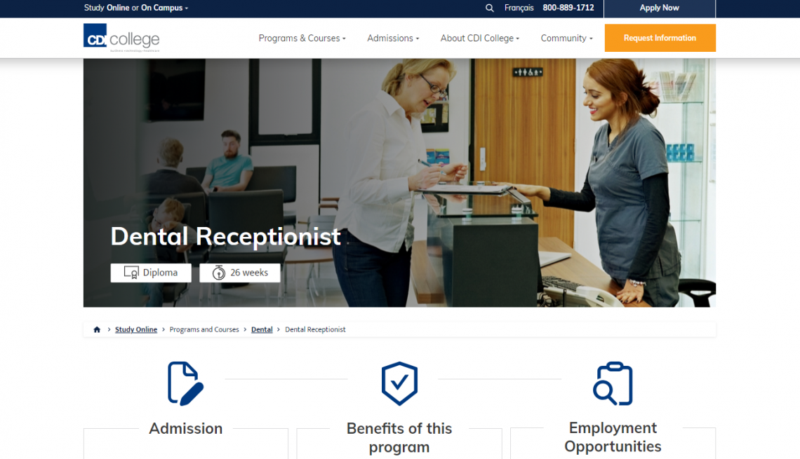 8 Best Dental Receptionist Online Courses For Canadians in 2026